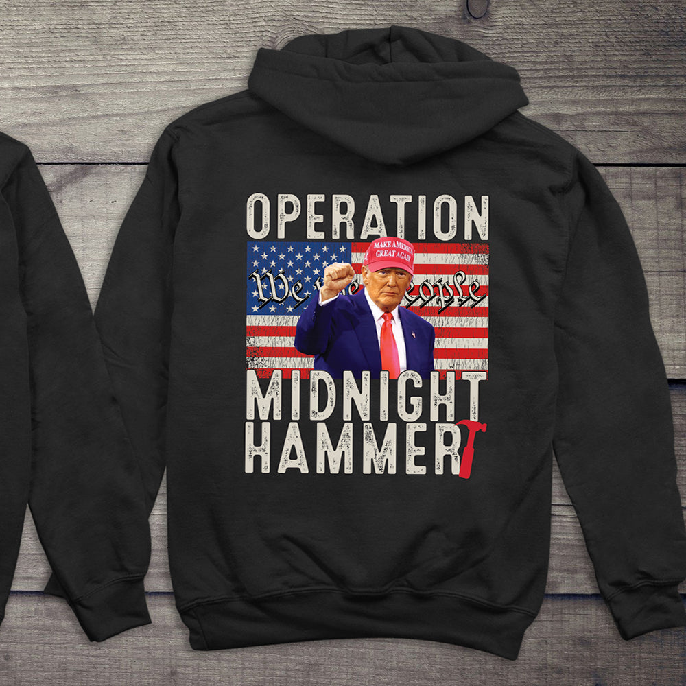 Trump Midnight Hammer With Crest Hoodie – Artopia.com