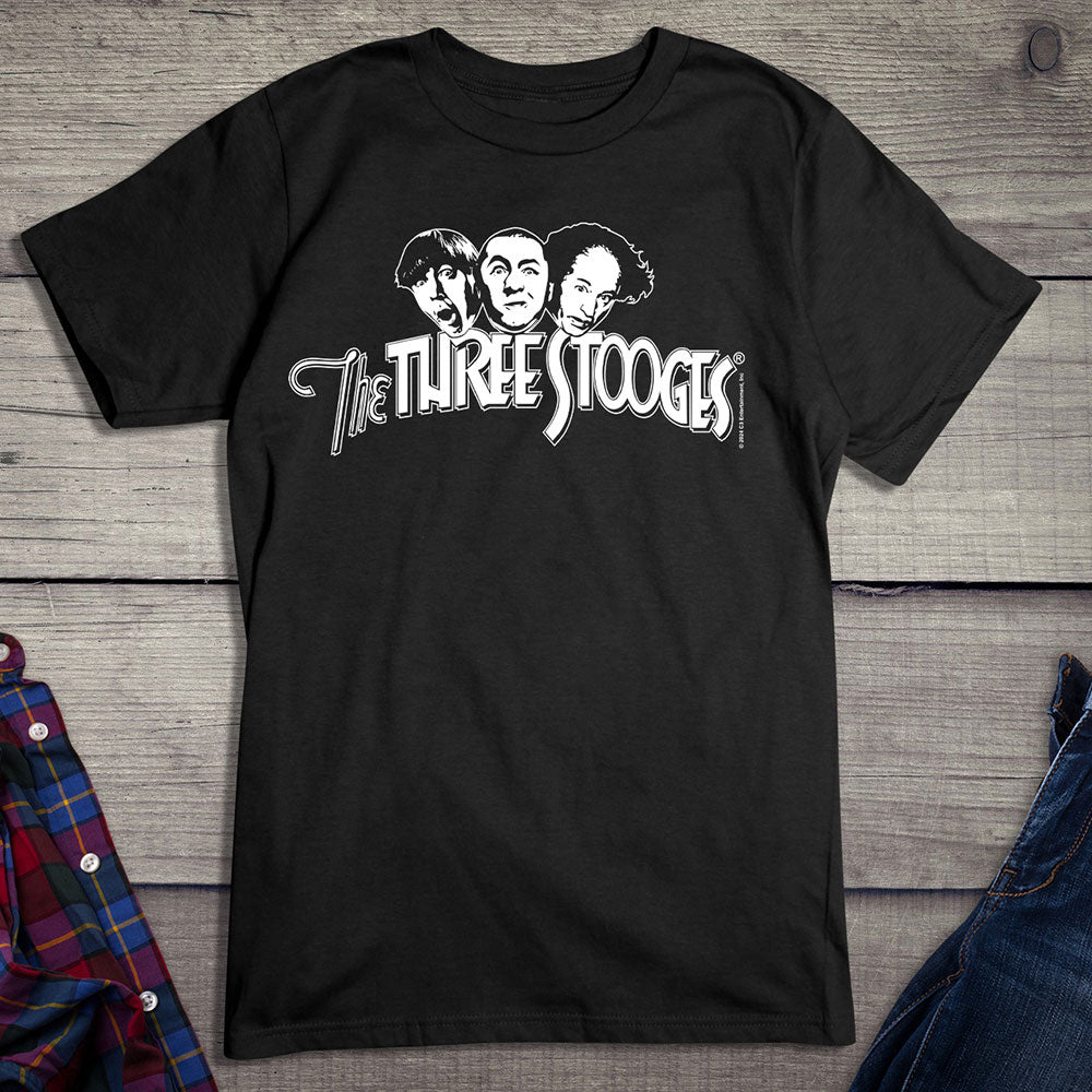Three Stooges Logo White T-shirt – Artopia.com