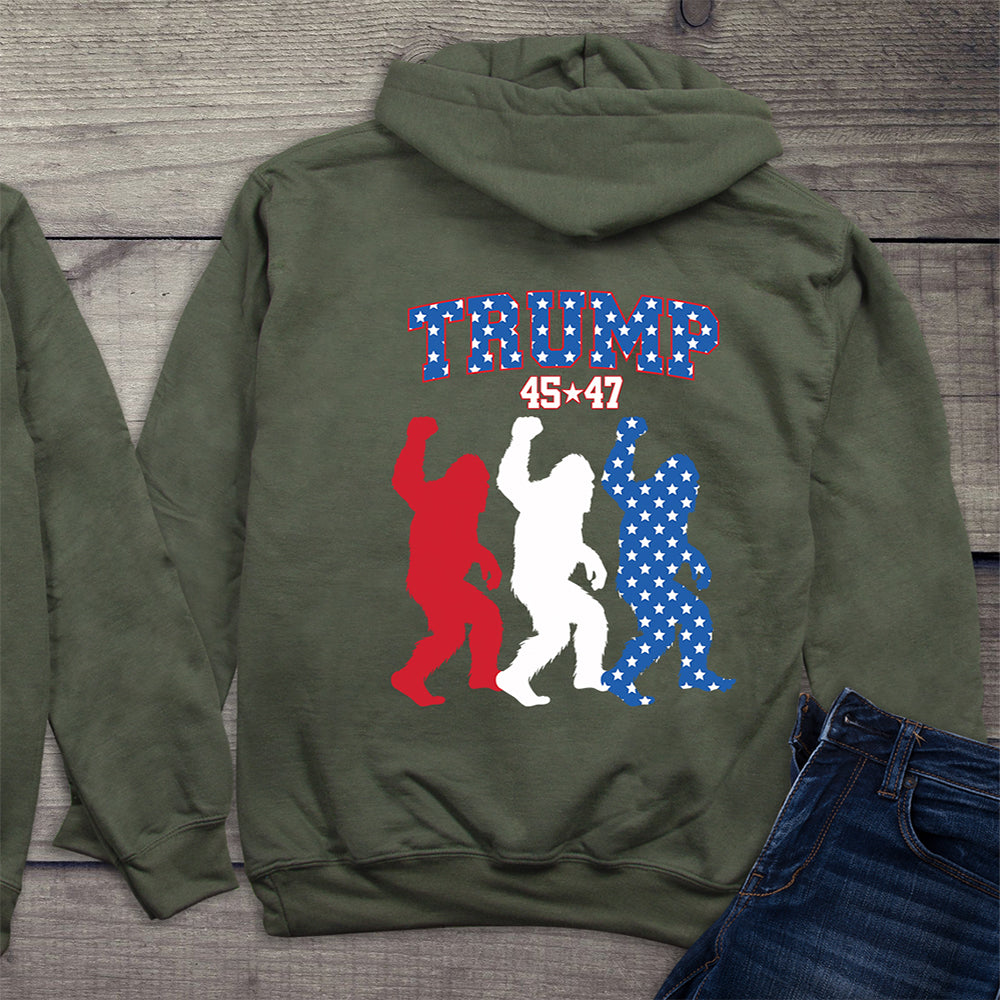Trump 2024 Sasquatch With Crest Hoodie – Artopia.com