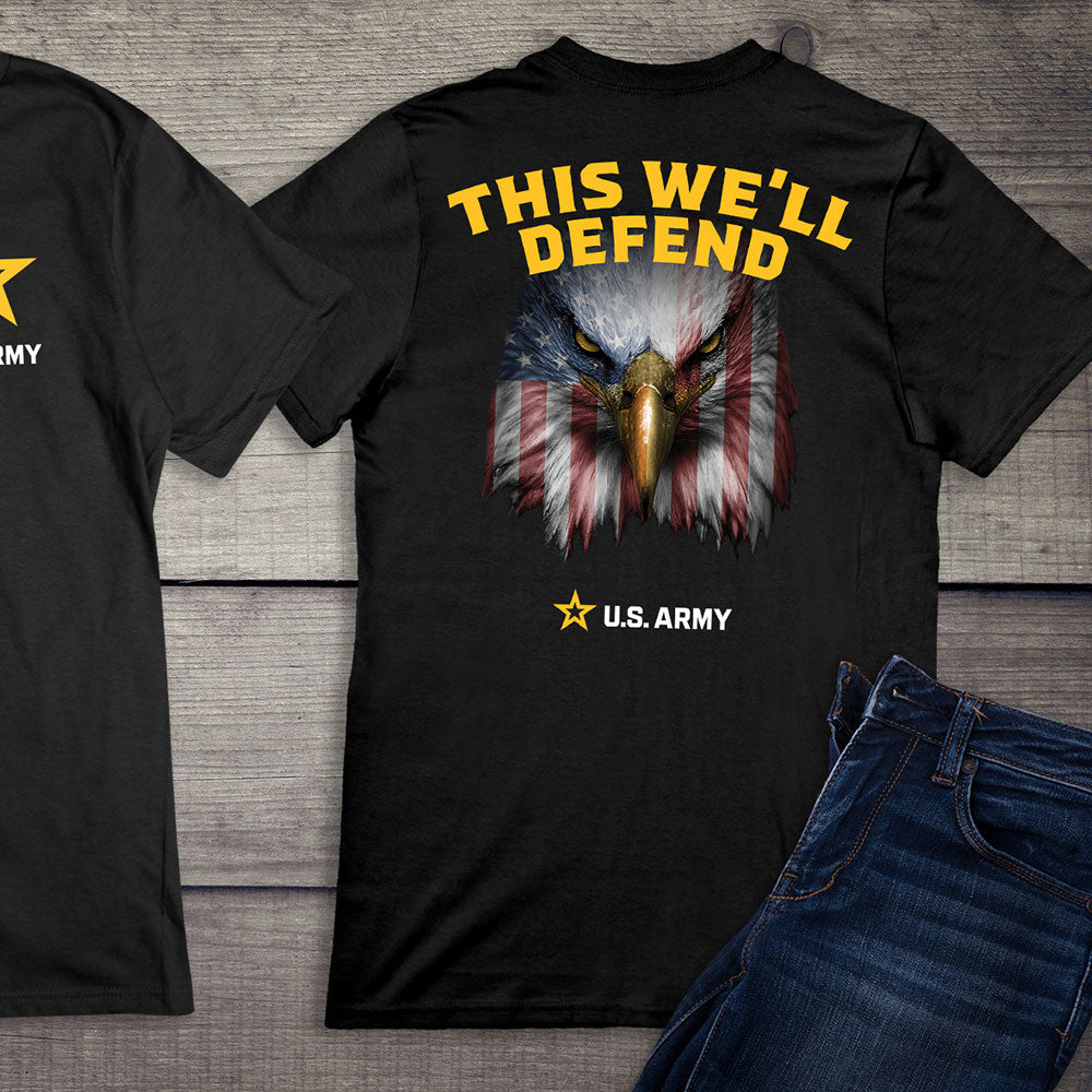 Officially Licensed Army Tee, United States Army This We'll Defend ...