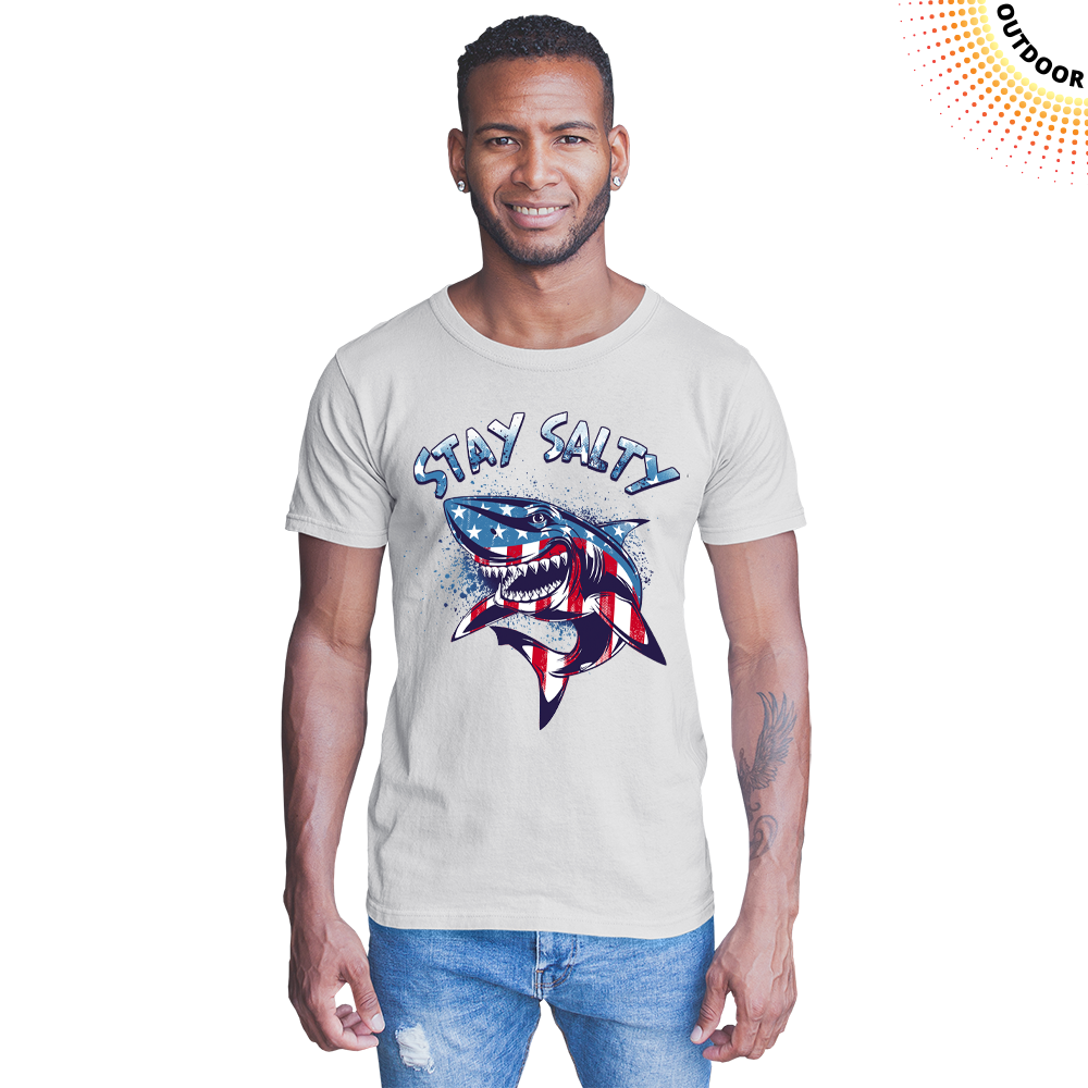 Adult Unisex Stay Salty Solar Tee – Artopia.com